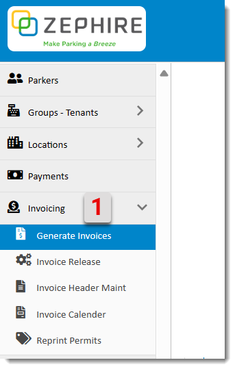 Invoicing - Monthly Recurring Process – Zephire Support