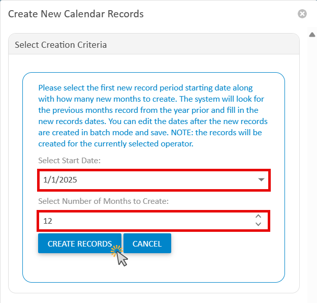 Invoice Calender – Zephire Support