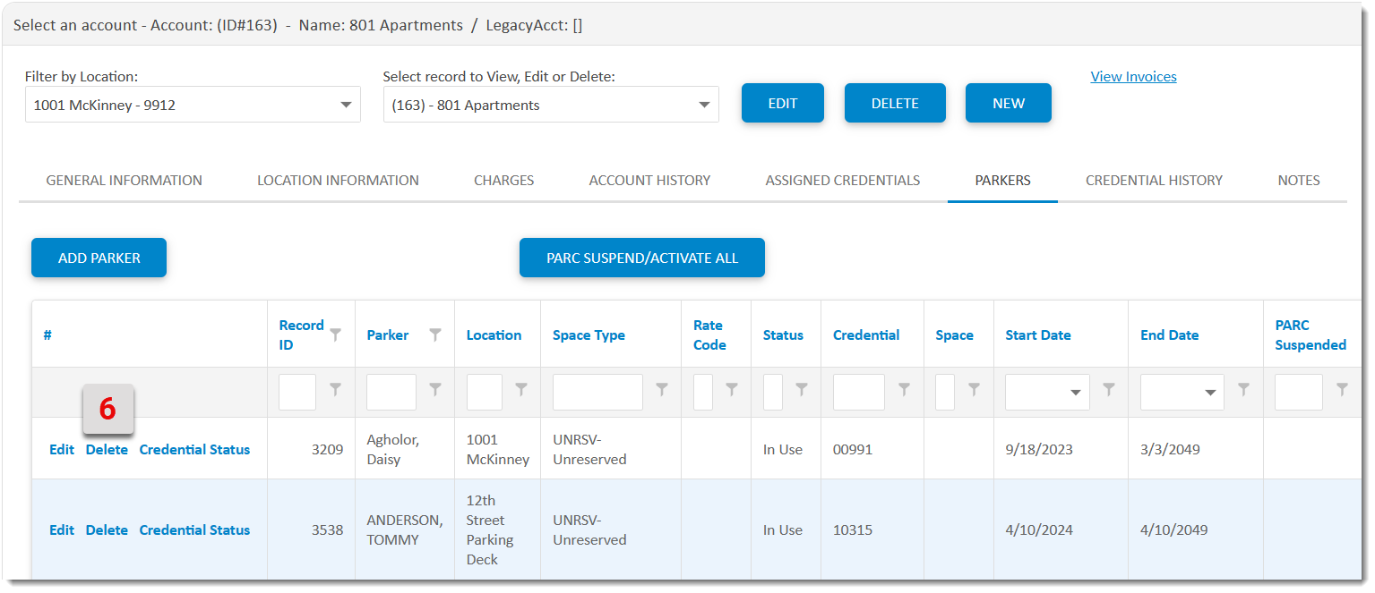 Cancelling Parkers From An Account – Zephire Support