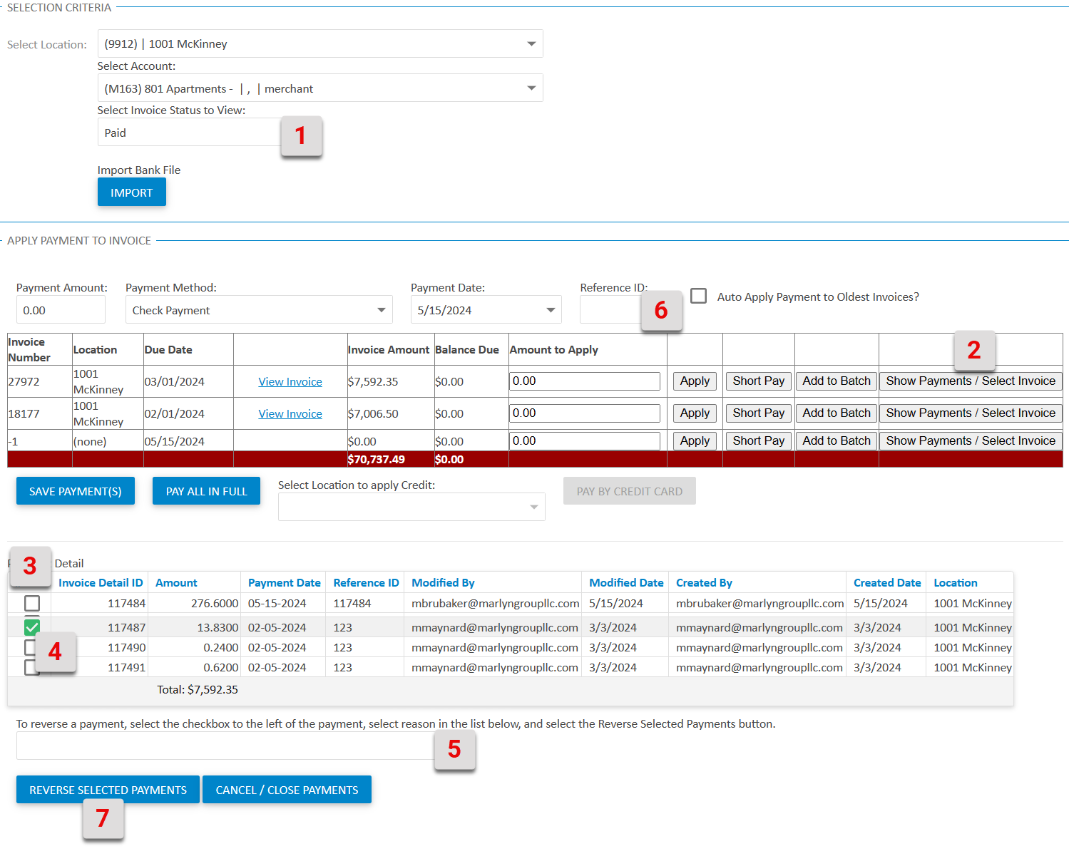 Reversing Payments – Zephire Support