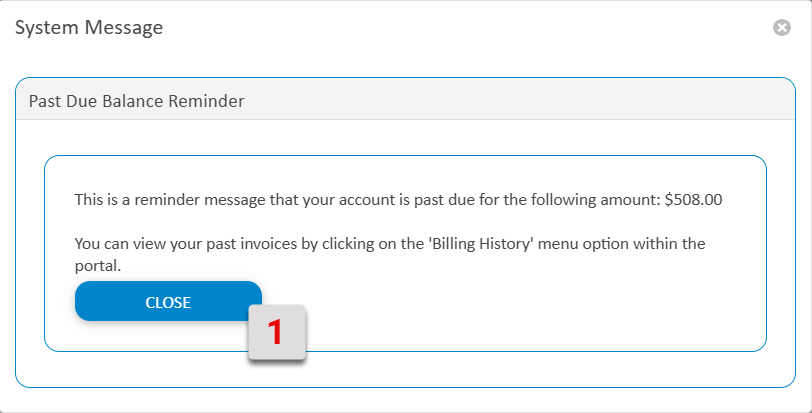Parker Portal Messages – Zephire Support