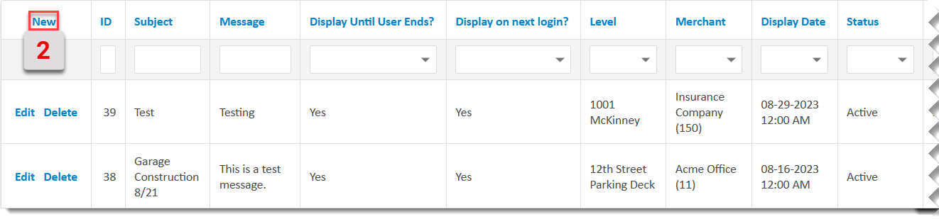 Group Admin Portal Messages – Zephire Support