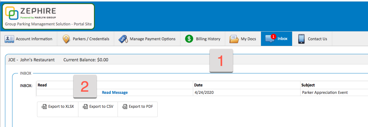 Group Admin Portal – Zephire Support