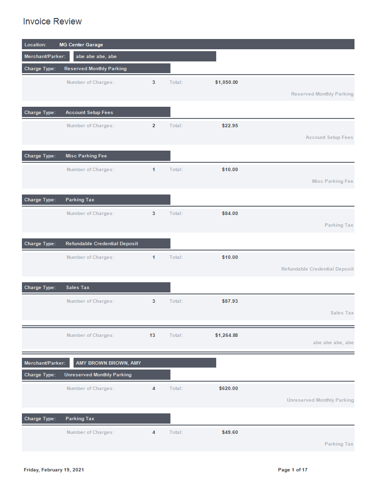 Invoicing - Monthly Recurring Process – Zephire Support