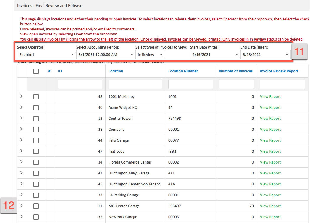 Invoicing - Monthly Recurring Process – Zephire Support