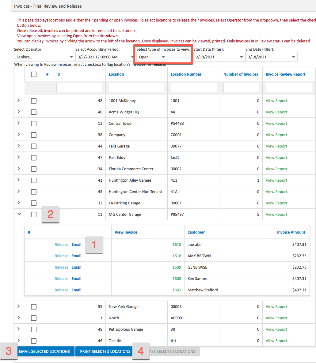 Invoicing - Monthly Recurring Process – Zephire Support