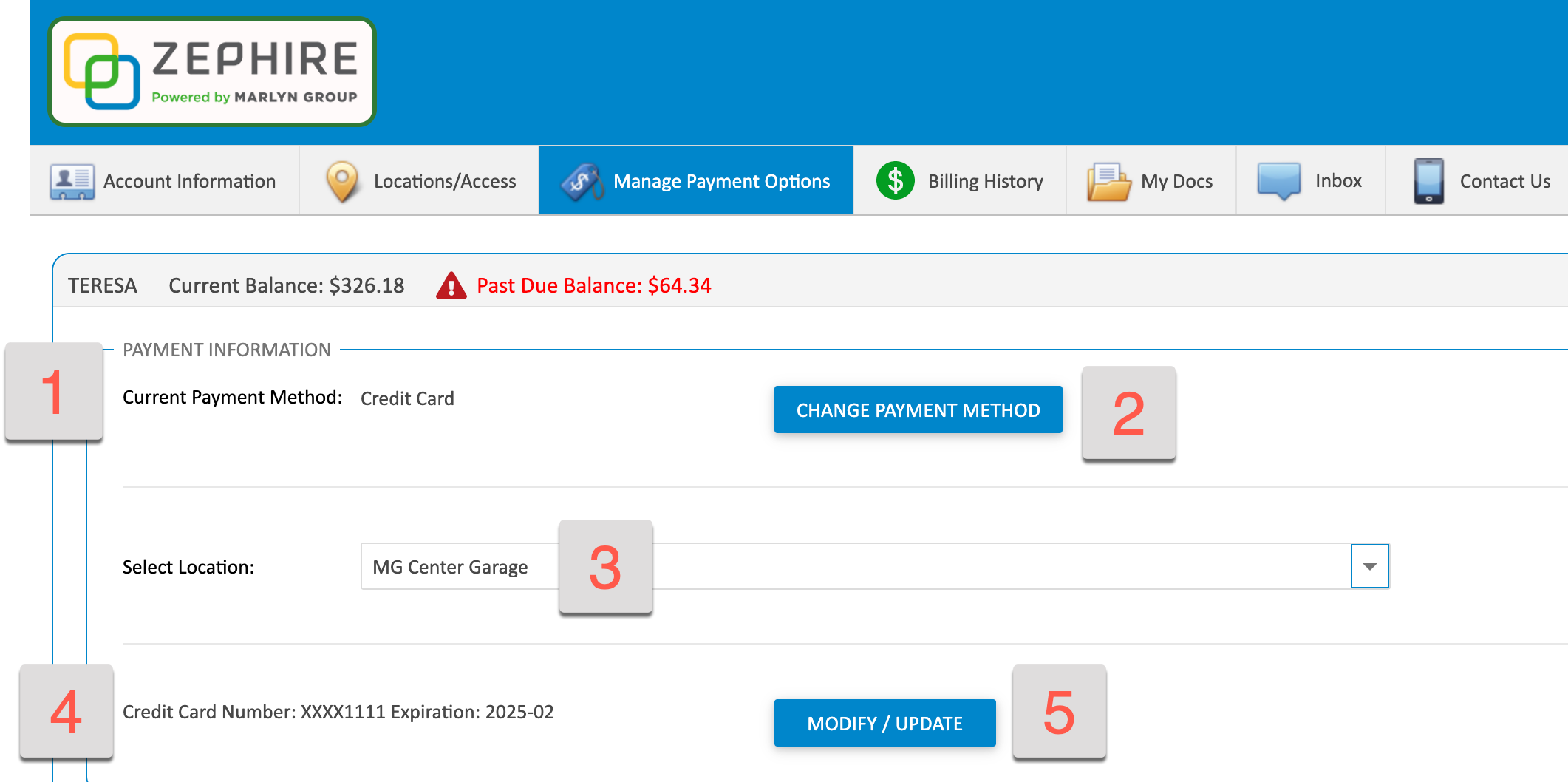 Parker Portal – Zephire Support